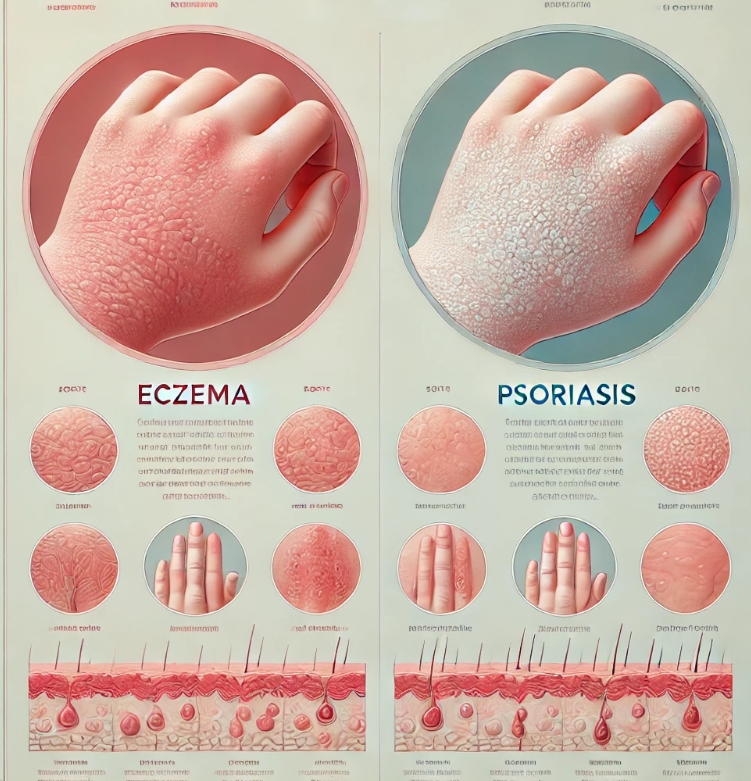 Eczema vs Psoriasis: Key Differences and Treatments Eczema vs Psoriasis: Key Differences and Treatments